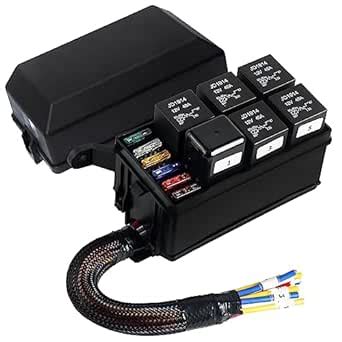 Amazon V Automotive Fuse And Relay Box With Pre Wires Fuse