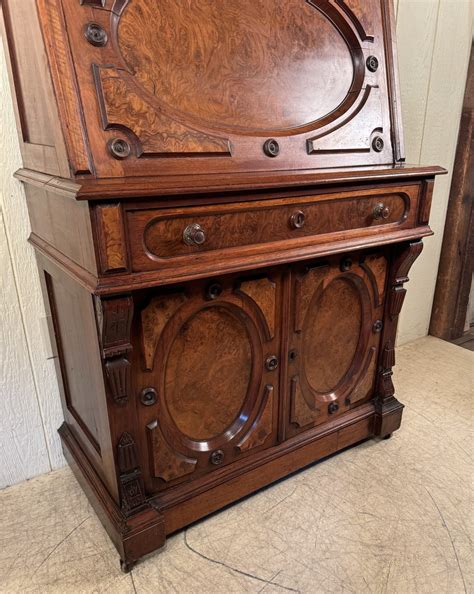 Victorian Walnut Secretary Desk Doug Schmitt Antiques