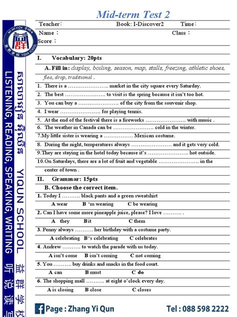 G14 Test 3 Idiscover 2 Pdf