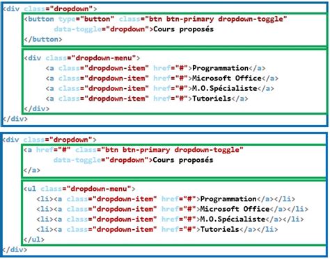 Drop Down Menus Bootstrap Apcpedagogie