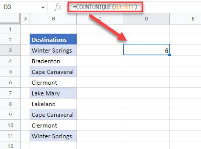 Count Duplicate Values Only Once In Excel Google Sheets Automate Excel
