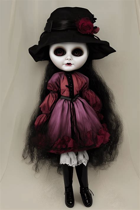 Griezelige Spookachtige Porseleinen Poppenpop Runway Ml Blythe Dolls