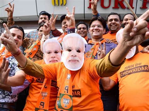 Lok Sabha Election 2019 Results Celebration Of Bjp And Nda Win