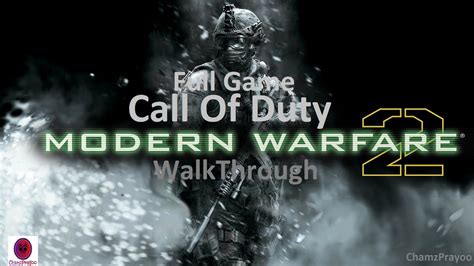 Call Of Duty Modern Warfare2 Full Game Walkthrough1080p60 Youtube