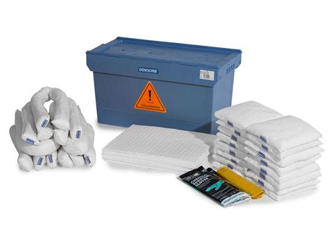 Densorb Mobile Spill Kit In Sturdy Transport Box Application Oil