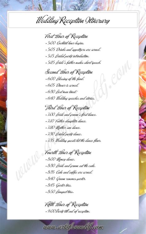 Wedding Ceremony Order Of Service With Unity Sand Officiant Script