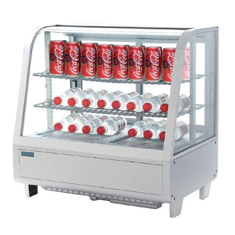 Vitrine réfrigérée de comptoir blanche Polar Série C L Vitrine de comptoir Polar