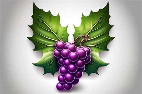 Símbolo De Uva Para Una Aplicación Web O Móvil De Computadora Foto