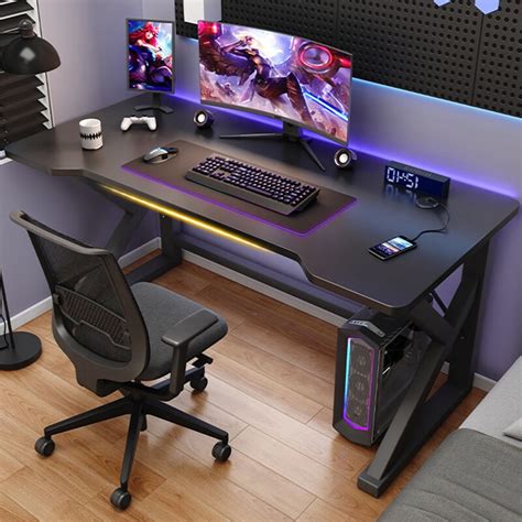 โต๊ะคอมพิวเตอร์ ขนาด 120x60 ซม โต๊ะเขียนหนังสือ สำหรับเล่นเกมโดยเฉพาะ