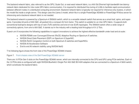 Backend East Westgpu Network Fabric Generative Ai In The Enterprise With Nvidia Spectrum X