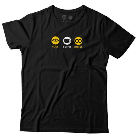 Camiseta Engraçada Programador Programação Café Camisa Geek