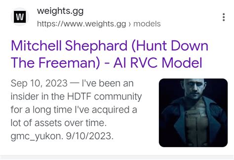 Someone Do Ai Cover For Mitchell Shephard Rokbuddyhalflife