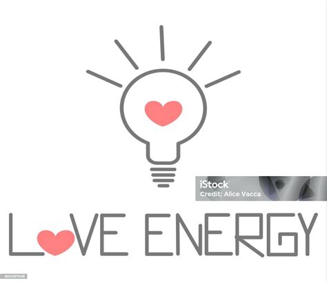Lucu Kartun Tangan Digambar Cinta Energi Huruf Kartu Vektor Dengan Bola