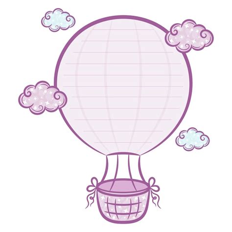 Carta De Nota De Marco De Globo Con Coloración Pastel Para Escribir