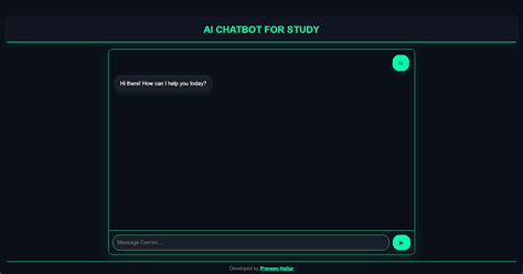 🌟 Gemini Api Chatbot Project Built With Html Css And Javascript 🌟