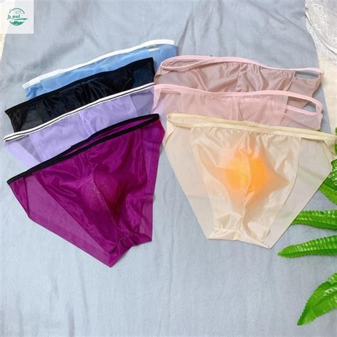 Mens Mesh Sheer G String Briefs Thong Underwear Bulge Pouch Panties