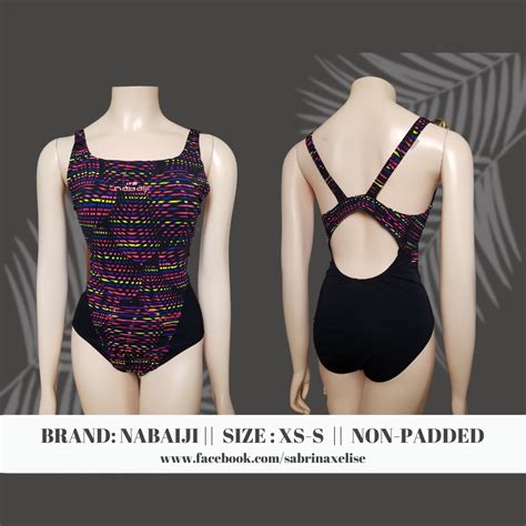 Nabaiji Kamiye Chlorine Resistant One Piece Swimsuit Womens Fashion