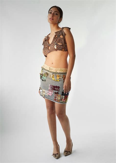 Sydney Pimbley Bronze Button Vest Garmentory