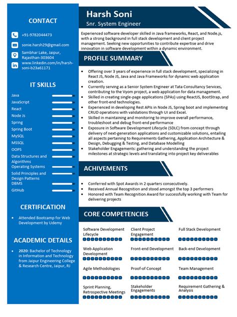 Harsh Soni Resume Pdf