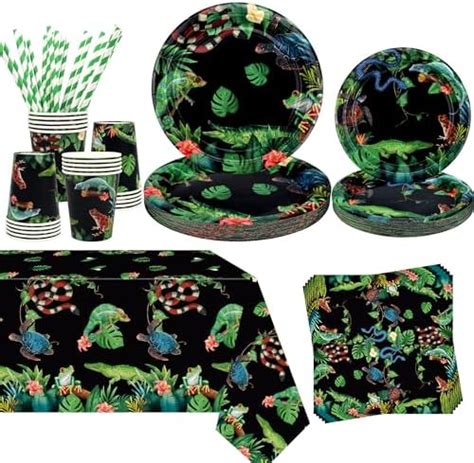 Amazon Obussgar Reptile Birthday Party Decorations Reptile Party