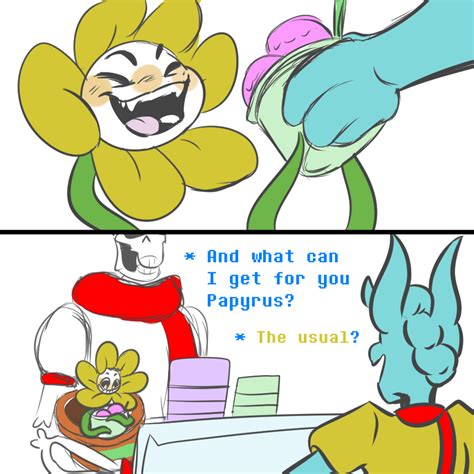 Ask Flowey — First Previous Next Commissions Patreon