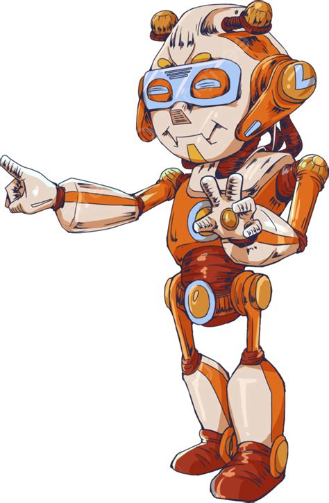 Robot Minimalista De Dibujos Animados Png Elemento Nacional Robot