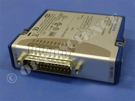 National Instruments Ni 9221 Cdaq Analog Input Module ±60v Analog Input D Subのebay公認海外通販｜セカイモン