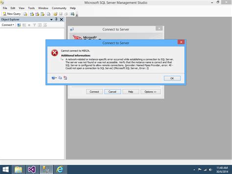 Unable To Connect To Sql Database Server Stack Overflow