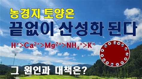 토양 산성화의 원인과 산성개량 Youtube