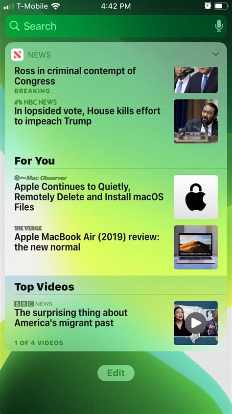 Feature Pill Shaped Edit Button For Widgets Riosbeta