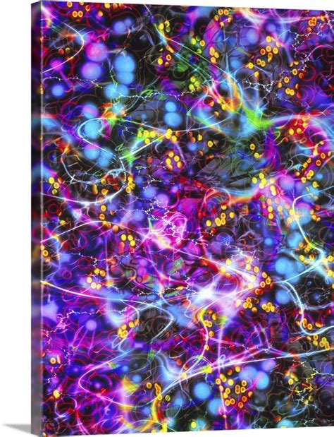 Art Representing Superstrings Canvas Print Wall Wall Art Prints Canvas Prints