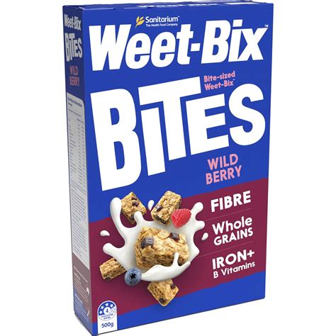 Sanitarium Weet Bix Bites Wild Berry Breakfast Cereal 500g Woolworths