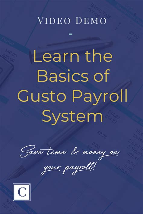 Video Demo Of Gusto Payroll System Small Business Finance