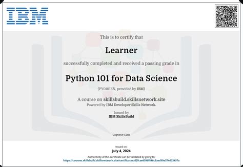 Ive Achieved The Python Skills Build Certificate From Ibm Skills Build Focusing On Essential