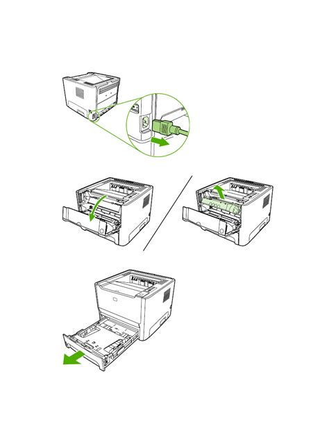 픽업 롤러 청소용지함 2 Hp Laserjet P2015 Printer Series