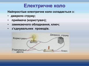 Презентація "Електричне коло та його елементи"