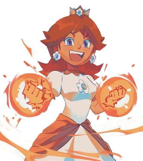 Fire Daisy By Moti R Mushroomkingdomwaifus
