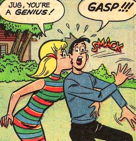 Archie And Betty Kissing