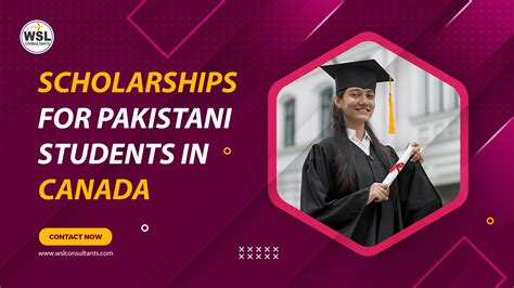 Study In Canada Scholarships For Pakistanis Wsl Consultants