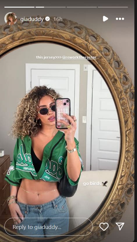In Pics Will Levis Ex Gia Duddy Rocks Chic Customised Outfit While