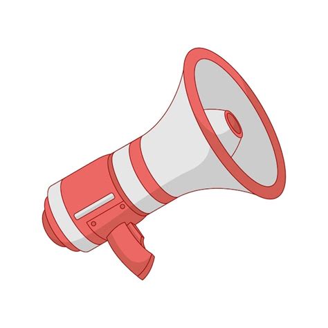 Premium Vector Megaphone Cartoon Illustration