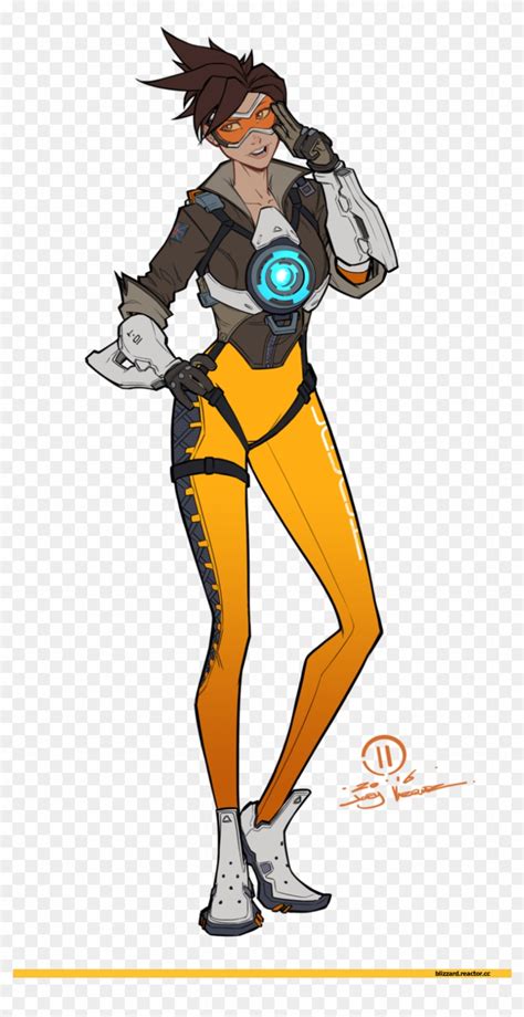 Tracer Overwatch Character Art Official Concept Design 3363706