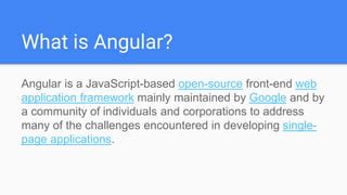 Introduction To Angular PPT