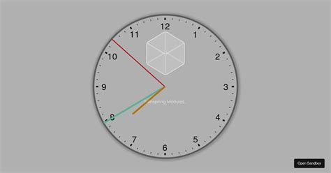 Clock Codesandbox