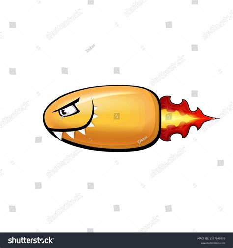 Animated Gun Shooting Bullet