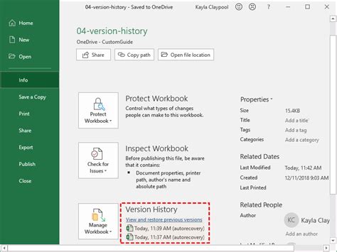 How To Restore Previous Version Of Excel File Without Effort