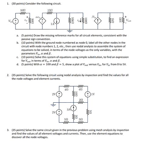 Solved Points Consider The Following Circuit A Chegg