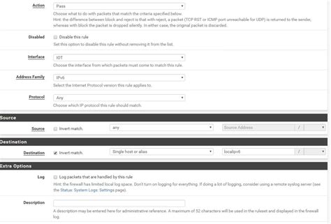 Blocking Traffic Between Vlans With Ipv6 R Pfsense