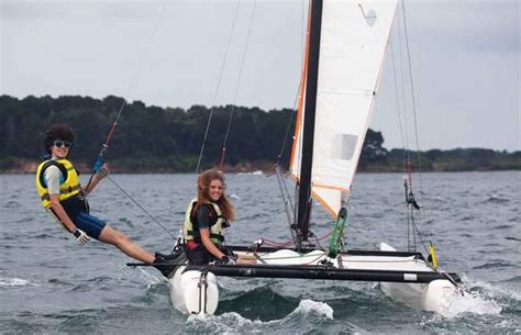 Stage De Catamaran Dans Le Golfe Du Morbihan Base Nautique Catamaran Club Nautique