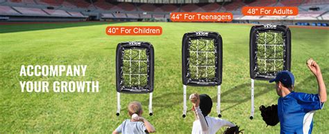 Vevor 9 Hole Baseball Softball Pitching Net 9 Pocket Hitting Practice